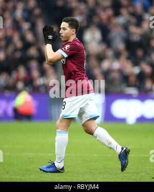 West Ham United's Samir Nasri during the Premier League match at The ...