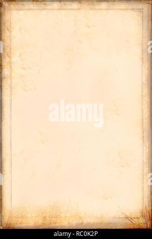 Antique yellowish parchment paper grungy background texture Stock Photo ...