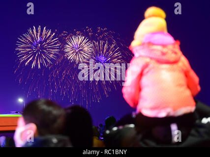 Shenyang, Shenyang, China. 12th Jan, 2019. Shenyang, CHINA-Spectacular ...