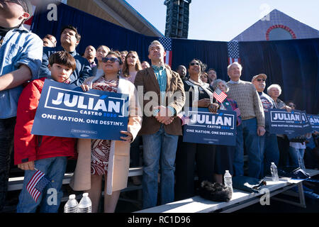 Ron Nirenberg, Mayor of San Antonio and Ms. Erika Prosper arrive for a ...