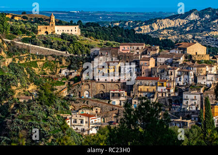 Italy Basilicata Tursi view Stock Photo - Alamy