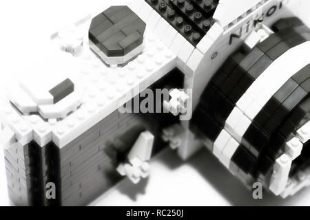 Close up of lego's Nikon Stock Photo - Alamy