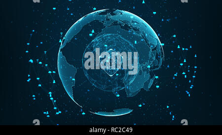 data security, Social Network Stock Photo - Alamy
