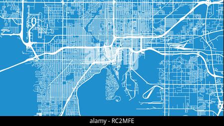 tampa bay area map Stock Vector Image & Art - Alamy