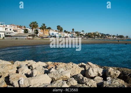 Paseo Maritimo del Pedregal seaside promenade Pedregalejo district ...