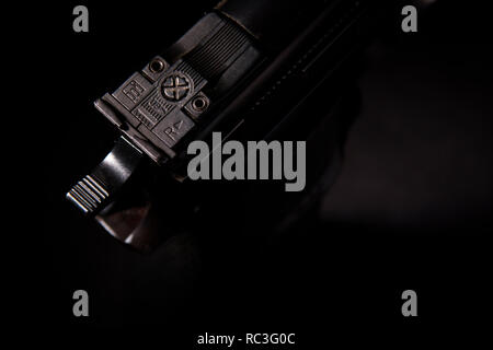 Browning Hi Power Rear Sight Stock Photo - Alamy