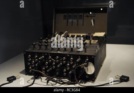 German Enigma encryption machine used in the second world war Stock ...
