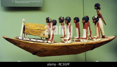 Luxor Museum Egypt Models of Funerary Boats from Tomb of King ...