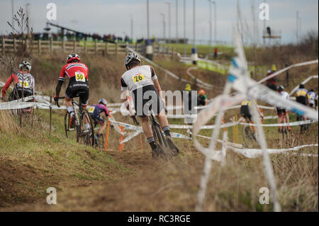 Cyclopark, Gravesend, Kent, UK. 13th Jan, 2019. Joshua Jones, ZeroBC in ...