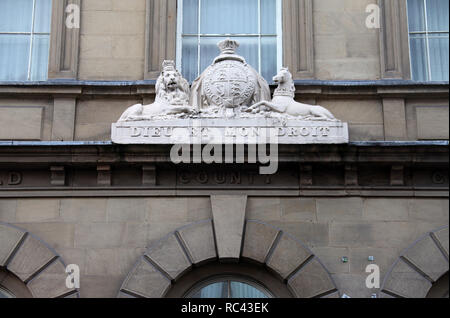 Old Sheffield County Court building built in 1854 Stock Photo - Alamy