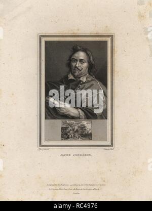 Self portrait of Jacob Jordaens (1594-1678 Stock Photo - Alamy