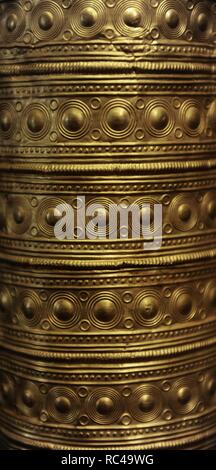 Berlin Gold Hat. Thin gold leaf. Late Bronze Age. 1000 BC. Unknown ...