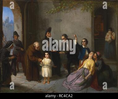 . 'The Kidnapping of Edgardo Mortara', painting by Moritz Daniel ...