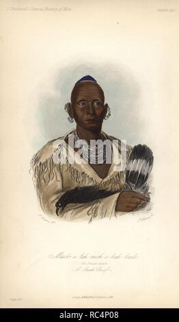 Muck-a-tah-mish-o-kah-kaik (The black hawk): A Sac chief From: The ...