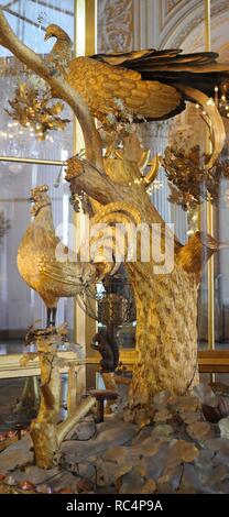 The Peacock Clock. Mechanical clock built by James Cox (c.1723-1800 ...