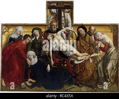 Deposition, Descent from the Cross, Rogier van der Weyden, circa 1435, Museo Nacional del Prado ...