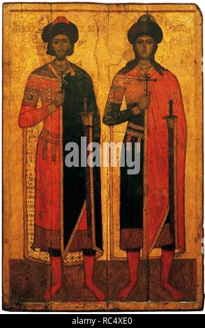 Saints Boris and Gleb. Museum: State Russian Museum, St. Petersburg ...