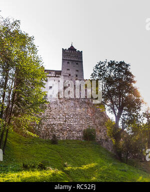 The main tower of Bran castle Stock Photo - Alamy