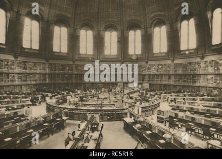 British Library Reading Room. 20th century. The British Library Reading ...