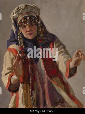 The Boyar Woman. Museum: PRIVATE COLLECTION. Author: Makovsky ...