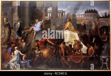 Alexander the Great Entering Babylon Stock Photo - Alamy