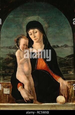 Madonna and Child Domenico Morone Stock Photo - Alamy