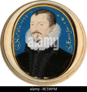 Portrait of Sir Thomas Bodley by Nicholas Hilliard, Sir Thomas Bodley ...