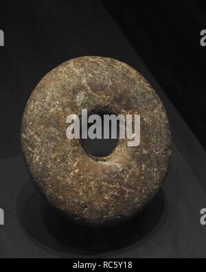 Neolithic Stone Tools, National Museum of Thailand, Bangkok Stock Photo ...