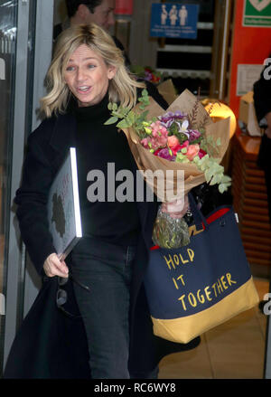 Zoe Ball leaves Wogan House in London after her first morning hosting ...