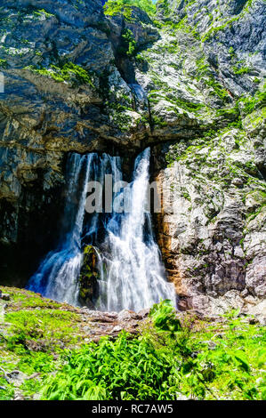 The Gega waterfall Stock Photo - Alamy