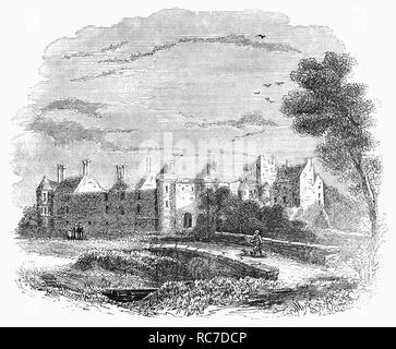 Seton Castle, Seton, Scotland built on the site of Seton Palace which ...