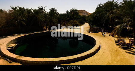 Cleopatra's Bath, natural spring, Siwa, Egypt Stock Photo - Alamy