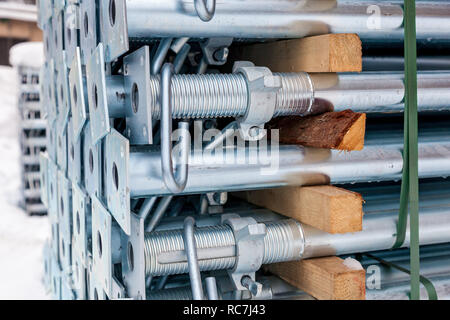 outdoor warehouse storage racks for construction materials Stock Photo ...