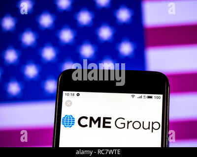 CME Group Company logo seen displayed on smart phone Stock Photo - Alamy