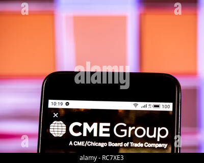 CME Group Company logo seen displayed on smart phone Stock Photo - Alamy