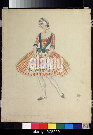 Set design for ballet "La Fille du Danube" (The Daughter of the Danube ...