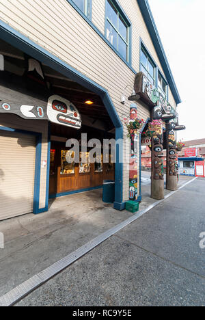WASHINGTON Seattle Ye Olde Curiosity Shoppe waterfront gift shop Wooden ...