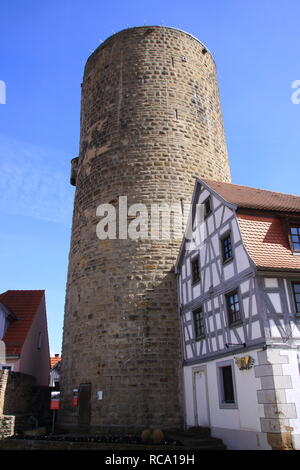 tower in the city of besigheim near neckar in germany Stock Photo - Alamy