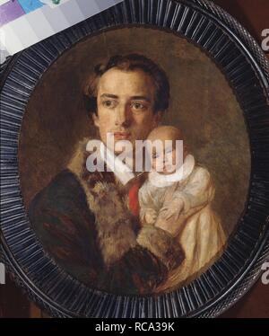 Portrait of the author Alexander Herzen (1812-1870). Museum: State ...