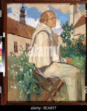 Gregor Mendel portrait (1822-1884) , founder of genetics Stock Photo ...