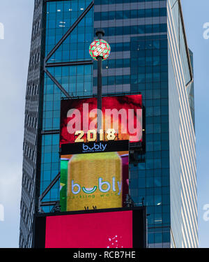The ball drops in Times Square during the New Year's Eve celebration on ...