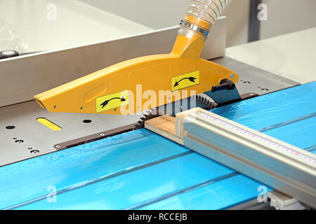 Modern New Table Saw Machine With Safety Protection Stock Photo - Alamy