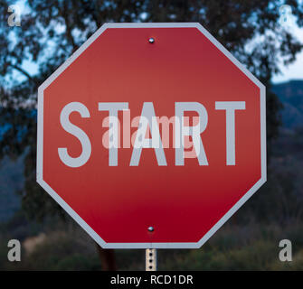 A start sign Stock Photo - Alamy