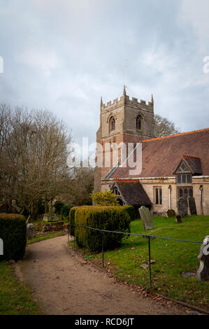 St. Leonard`s Church, Beoley, Worcestershire, England, UK Stock Photo ...