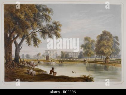 View of Part of Chowringhee - Calcutta by Sir Charles D'Oyly Stock ...