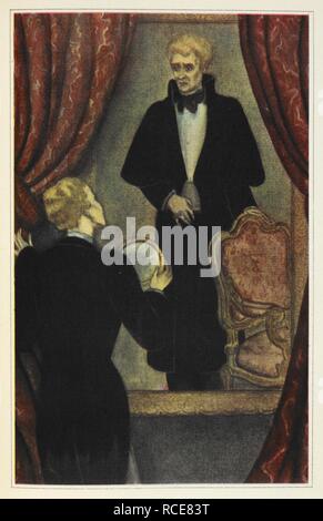 The portrait of Dorian Gray. Illustration for the novel "The Portrait ...