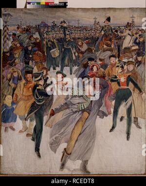 The Decembrist revolt at the Senate Square on December 14, 1825 (Detail ...
