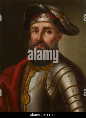 Portrait of the Cossack's leader, Conqueror of Siberia Yermak ...
