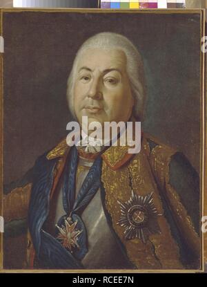Portrait of Count Pyotr Semyonovich Saltykov (1697–1772). Museum: State ...