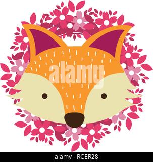 fox only face Stock Vector Image & Art - Alamy